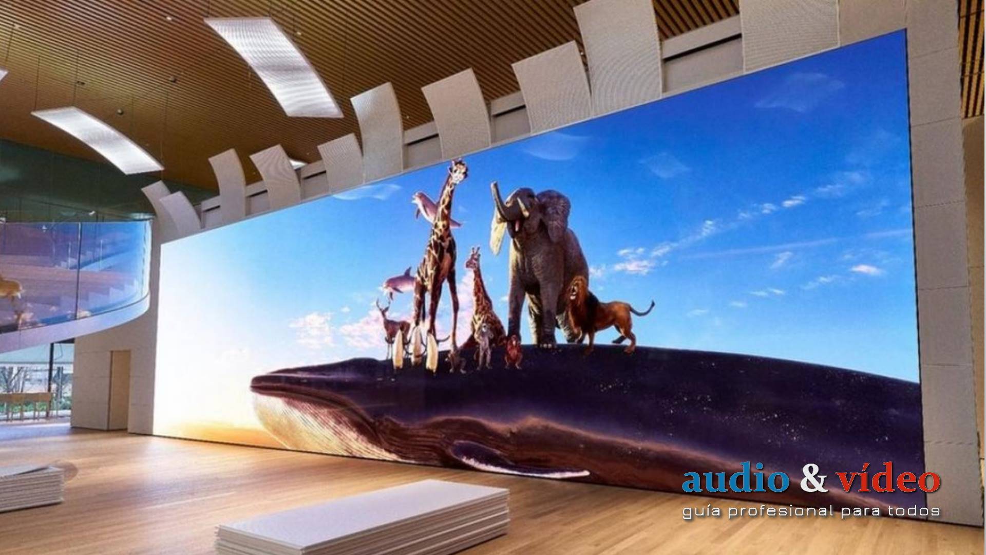 Sony ha instalado una pantalla microled Cledis 4K de 19 metros de ...