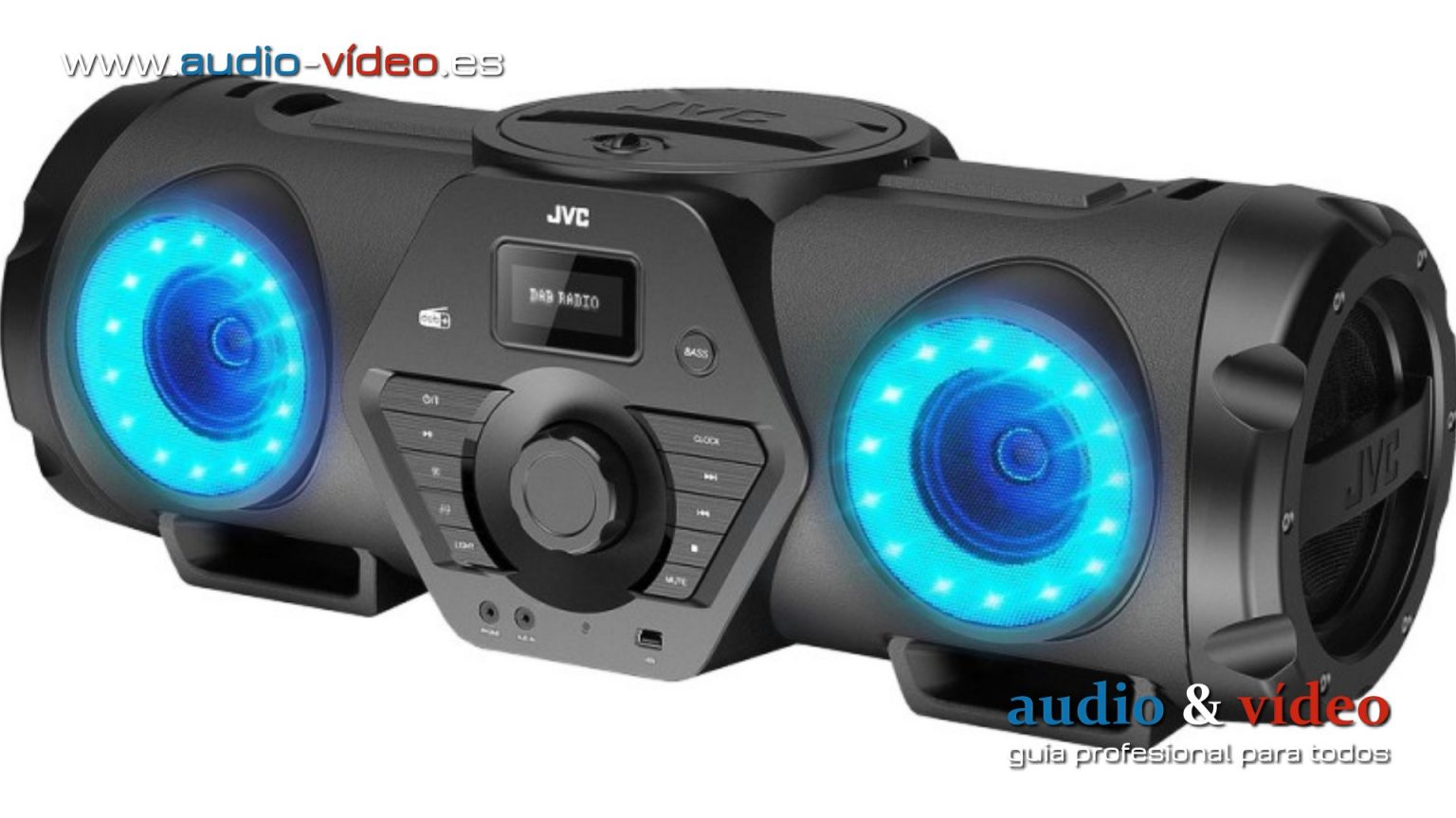 La última generación de potentes BoomBlaster: JVC RV-NB300 DAB