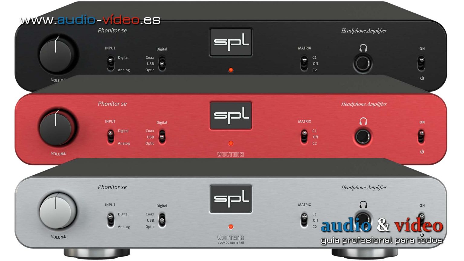 ️ Amplificador de auriculares - SPL Phonitor SE - monitor de "Fidelidad ...