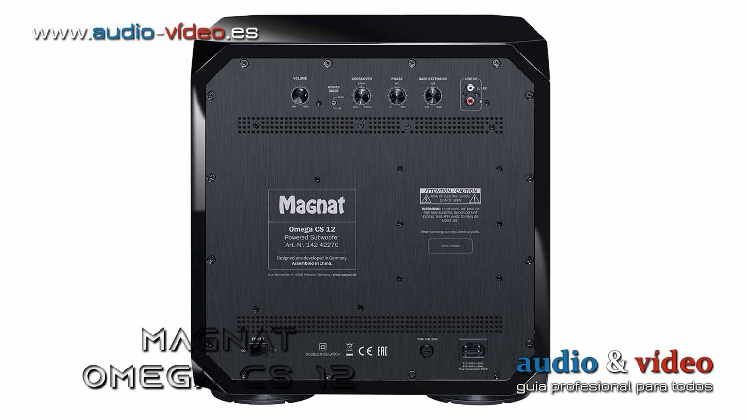 Subwoofer activo: Magnat Omega CS 12