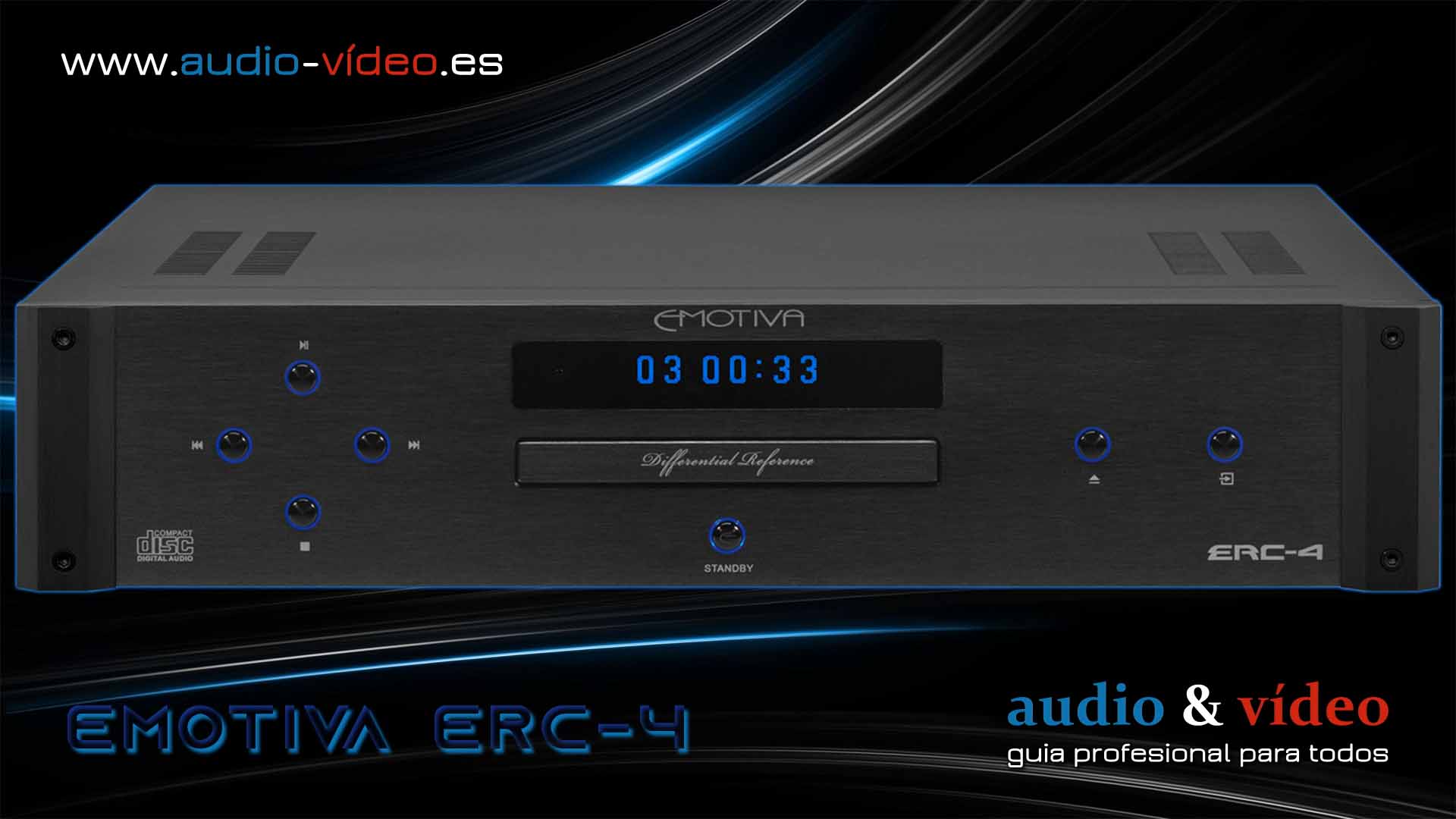 ️ Emotiva ERC 4 - lector CD / SACD / DVD-Audio (mp3) ️ HiFi Audio ️