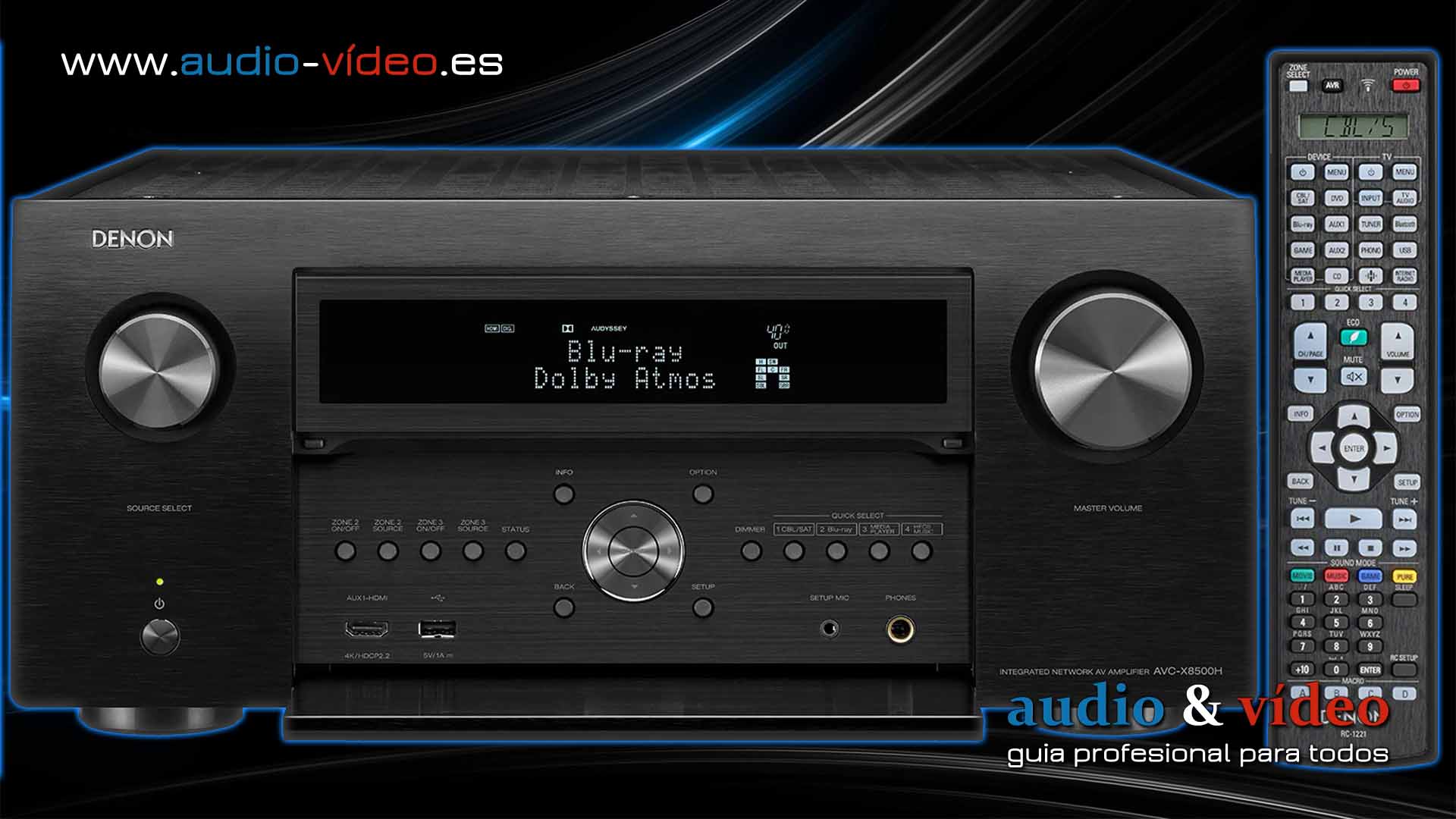 ️ Denon AVC-X8500HA AV - receptor / procesador Home Cinema ️ Pro Audio ️