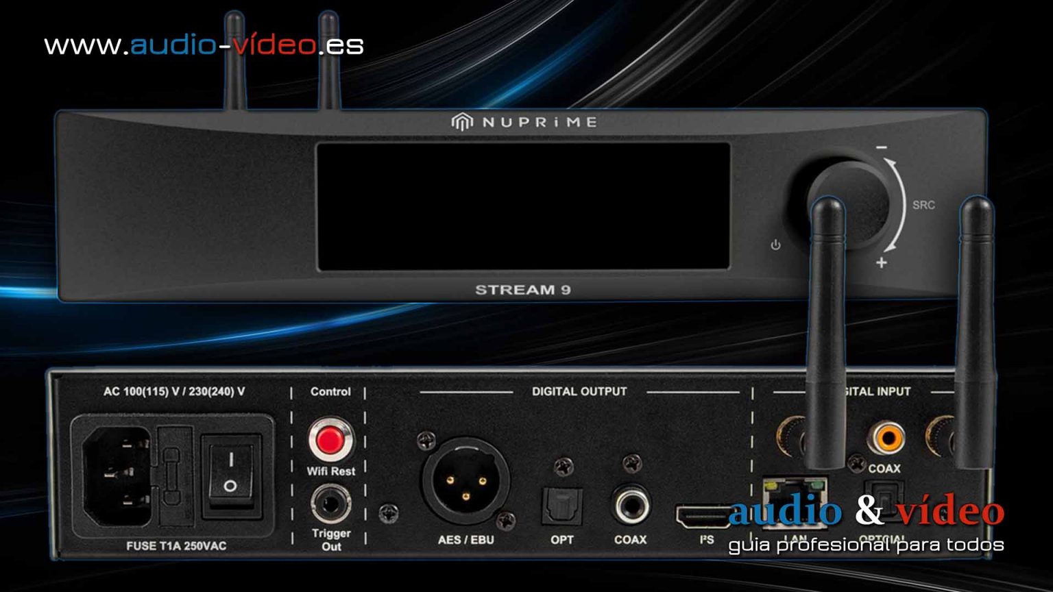️ NuPrime Stream-9 - streaming en nueva versión ️ Pro Audio ️