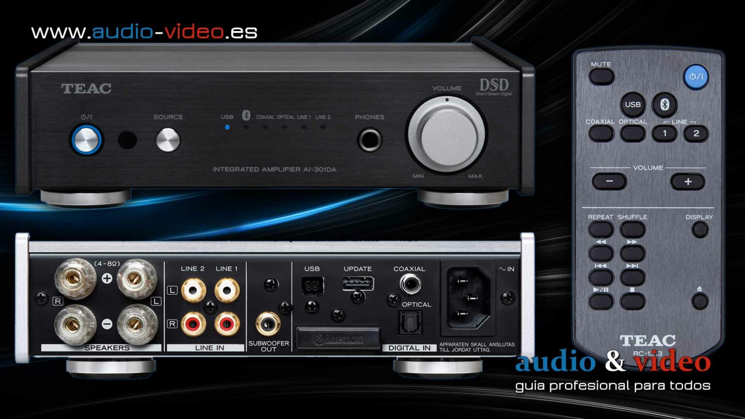 Teac AI-301DA-Z - todo al uno, all-in-one - Dac con amplificador integrado