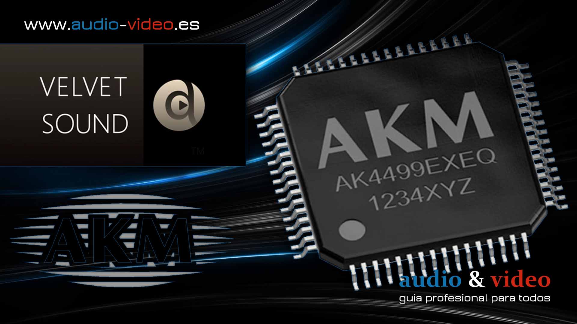 AK4499EXEQ - DAC estéreo - buque insignia de Velvet Sound
