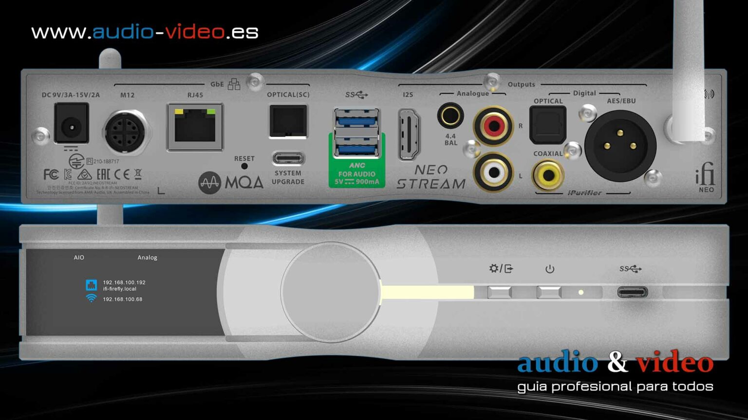 iFi NEO Stream - streamer digital con DAC integrado - mini review